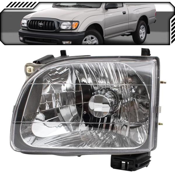 商品名: EPIC LIGHTING OEスタイル交換用ヘッドライトアセンブリ トヨタ 2001-2004 タコマ ピックアップトラック [ TO2502136 8115004110 ] 左運転席側 LHに対応 EPIC LIGHTING ...