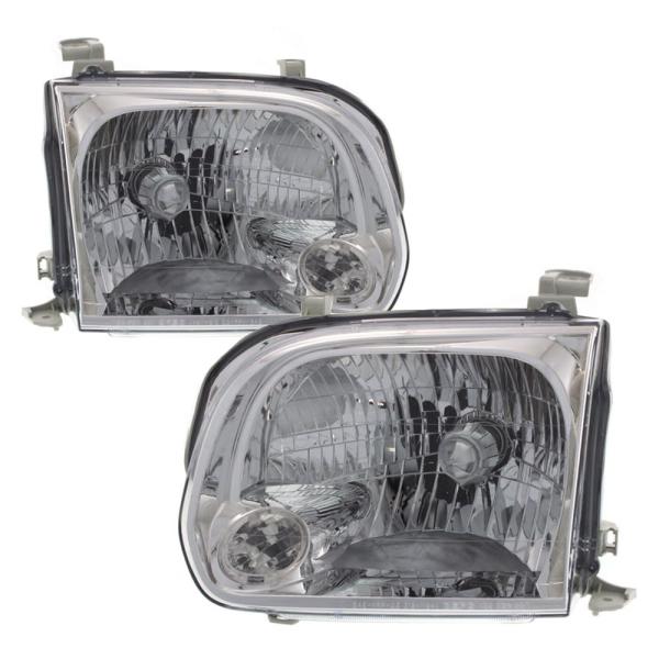 商品名:  EPIC LIGHTING OE Style Halogen Headlights Double Cab Assembly Replacement for TOYOTA 05-07 SEQUOIA 05-06 TUNDRA [ ...
