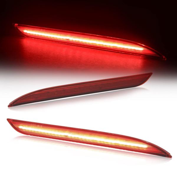 商品名:  AJP Distributors Replacement Red LED Left + Right Side Marker Quarter Panel Rear Lower Bumper Housing Diffuser Bra...