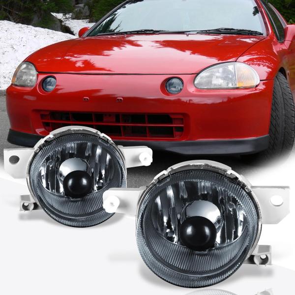 商品名:  Pair of Smoked Lens Front Bumper Driving Fog Lights Compatible with 93-95 Honda Civic Del Sol EG EH6ブランド: PM PERFO...
