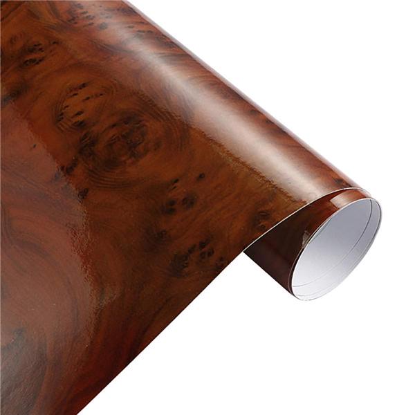商品名:  Cozylkx Wood Grain Car Vinyl Wrap, 19.6" x 78.7" DIY Self Adhesive Sticker Decal Film Sheet for Auto Vehicle Motor...