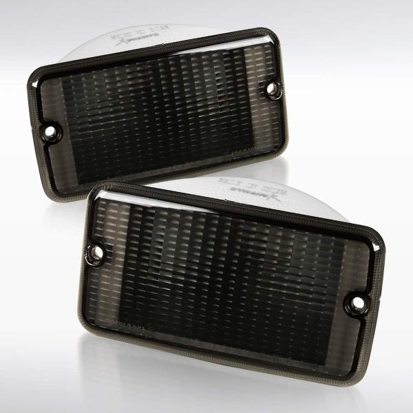 商品名:  Autozensation Compatible with Jeep Wrangler 1997-2006, Smoke Lens Bumper Lights, L+R Pair Assemblyブランド: Autozensat...