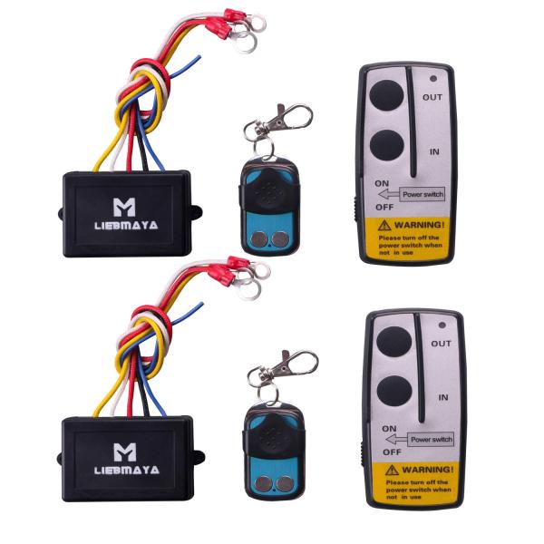 商品名:  LIEBMAYA 2PCS Wireless Winch Remote Control Kit 12V Switch Handset for Truck Jeep SUV ATV 50Ftブランド: LIEBMAYA高さ: 11...