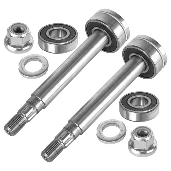 商品名:  Caltric 2 Spindle Shaft Compatible with Husqvarna LR100 LR111 LR120 LR121 532137646 with Bearings and Nutブランド: Cal...