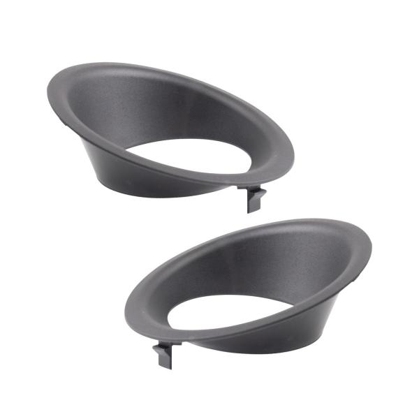 商品名:  Set of 2 Left Driver &amp; Right Passenger Side Fog Light Cover Bezel For Steel Bumpers Black Textured For 05-19 N...