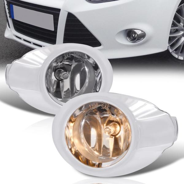 商品名:  AJP Distributors Replacement Upgrade Chrome Bezel Front Bumper Driving Fog Lights Lamps Assembly Pair + Bezel Cove...