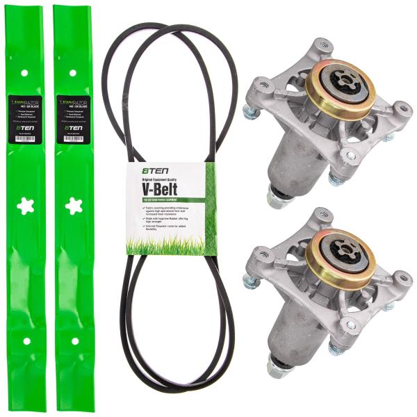 商品名: 8TEN デッキリビルドキット Husqvarna 46 YTH21K46 YTH20K46 2246LS ヤードトラクターブレードスピンドルベルト用 8TEN Deck Rebuild Kit for Husqvarna 46 ...