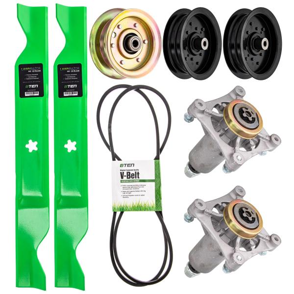 商品名:  8TEN Deck Rebuild Kit for Husqvarna Poulan 46 inch 2246LS PP19H46 PP20VA46 PP22VH46 Blade Spindle Belt Idlerブランド: ...
