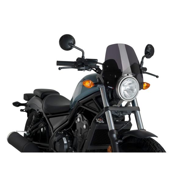 商品名: Puig フロントガラス NG スポーツ Honda Rebel 300/500/S 17-21 C/ダークスモーク Puig Windshield NG Sport Honda Rebel 300/500/S 17-21 C/D...