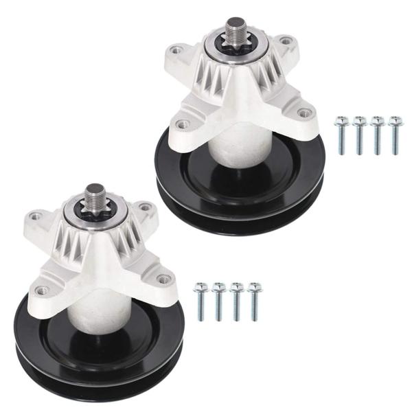 商品名:  labwork 2Pack Spindle Assembly W/Bolt Replacement for Cub Cadet RZT Series 1170 1600 1800 with 42 Deck 918-04197 9...
