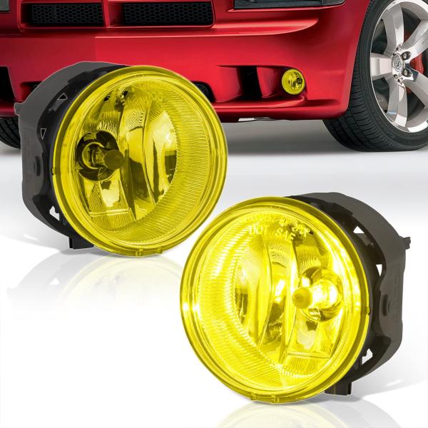 商品名:  AJP Distributors Replacement Upgrade Chrome Yellow Lens Front Bumper Driving Fog Lights Lamps Assembly +Bulb Relay...