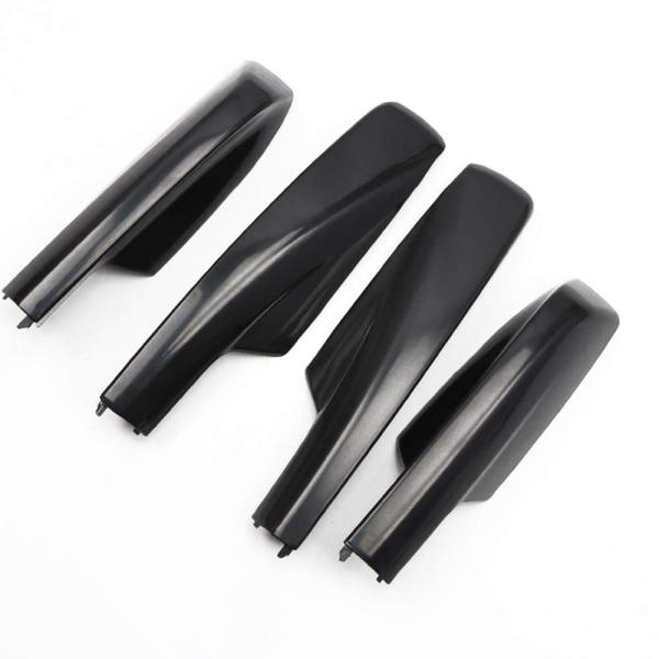 商品名:  Genericss Fit for Highlander XU20 2001 2002 2003 2004 2005 2006 2007 Glossy Black Roof Rack Rails End Cap Protecti...