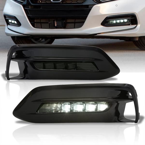 商品名:  AJP Distributors Upgrade Front Bumper Driving LED DRL Turn Signal Fog Lights Lamps Assembly Pair Bezel + Bulbs Rel...