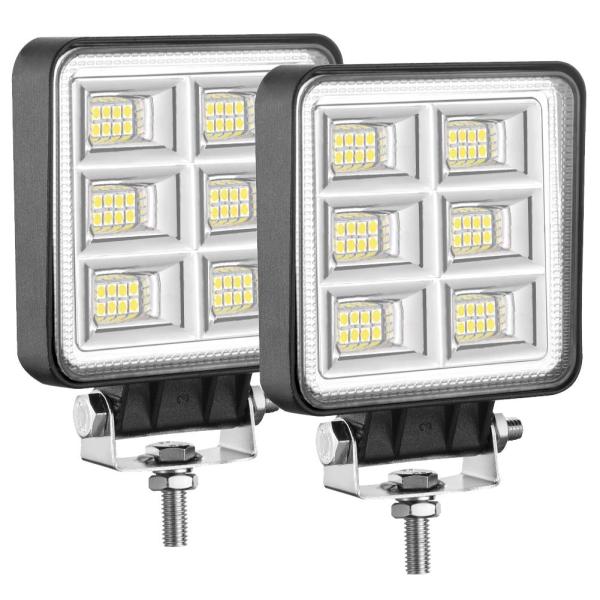 商品名: AutimHoo ights 2 Pcs 4 Inch Flood 12V Square LED Driving Work Lights for Truck Equipment Vehicle Off Road Backup Bo...