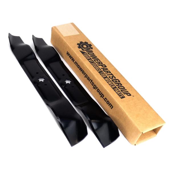 商品名:  MowerPartsGroup (2) Mulching Blades Compatible with MTD Cub Cadet Troy-Bilt 42" 742-0616 942-0616 742-04126ブランド: M...