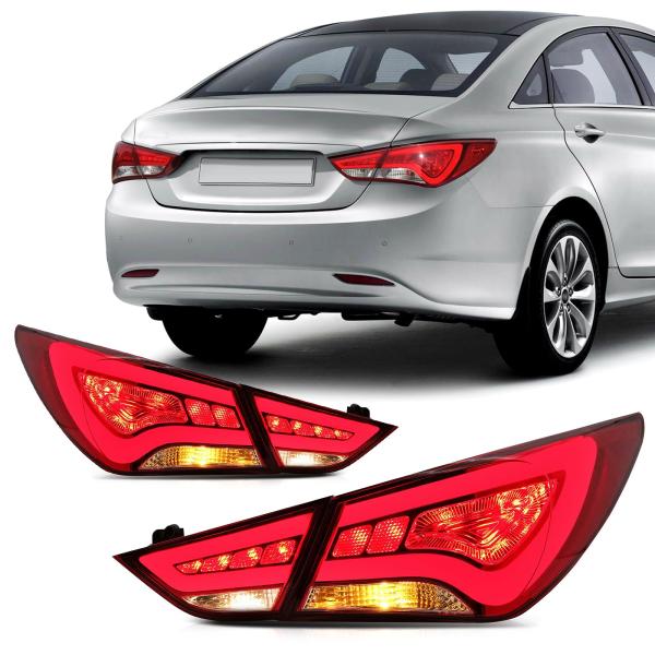商品名:  SCITOO Pair Of LED Tail Light Assembly For Hyundai Sonata 2011-2014 Taillamp Setブランド: SCITOO高さ: 23.5cm横幅: 42cm奥行: ...