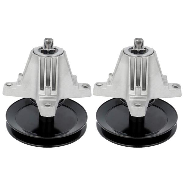 商品名: SCITOO 芝刈り機スピンドルスピンドルアセンブリ カブカデット918-06976A 618-06976A 918-06976 2個パック SCITOO Lawn Mower Spindles Spindle Assembly ...