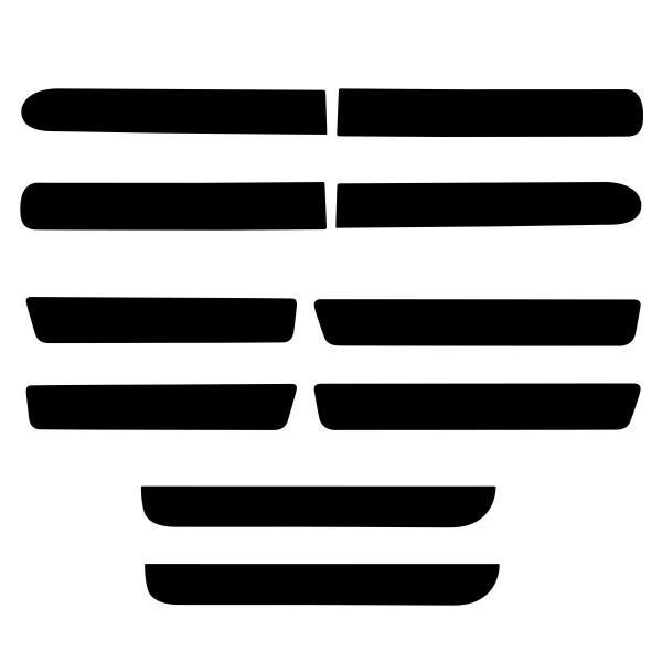 商品名: NDRUSH ビニールテールライト ティントオーバーレイ ブラックアウト サイドマーカー ライト&amp;リフレクター フィルムランプ ラップカバー ダッジチャレンジャー 2015-2021に対応 NDRUSH Vinyl Tai...