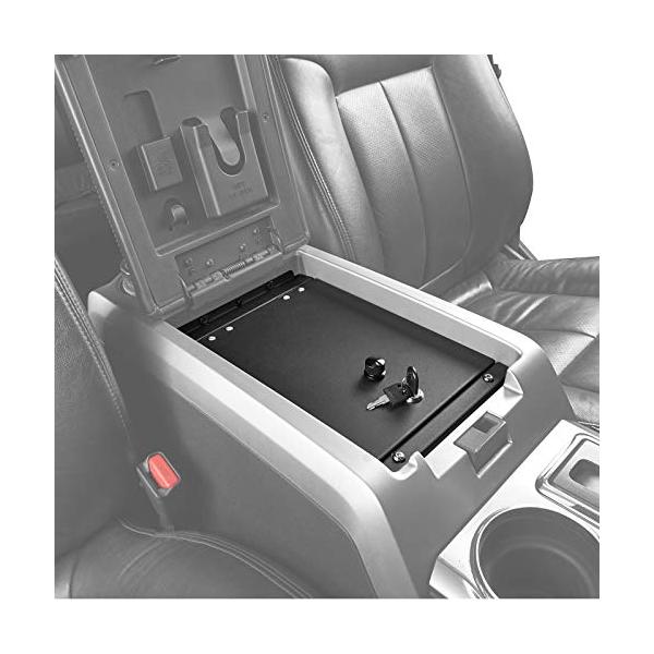 商品名: Hooke ロードコンソール セーフロックボックスインサート フォードF150 09-14に対応 フロースルーセンターコンソール付き Hooke Road F150 Console Safe Lockbox Insert Extr...