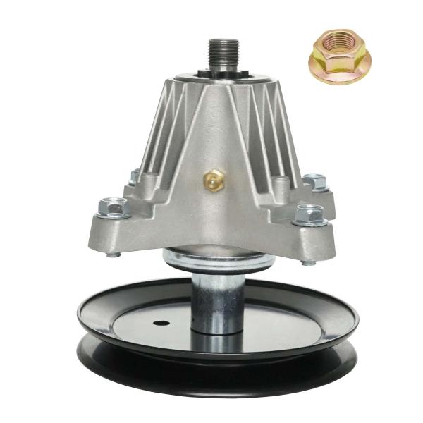 商品名: G.Times スピンドルアセンブリの交換 MTD 618-06976 918-06976 618-06976A 918-06976A 285-703 取り付け穴はねじで留められています。 G.Times Spindle Asse...