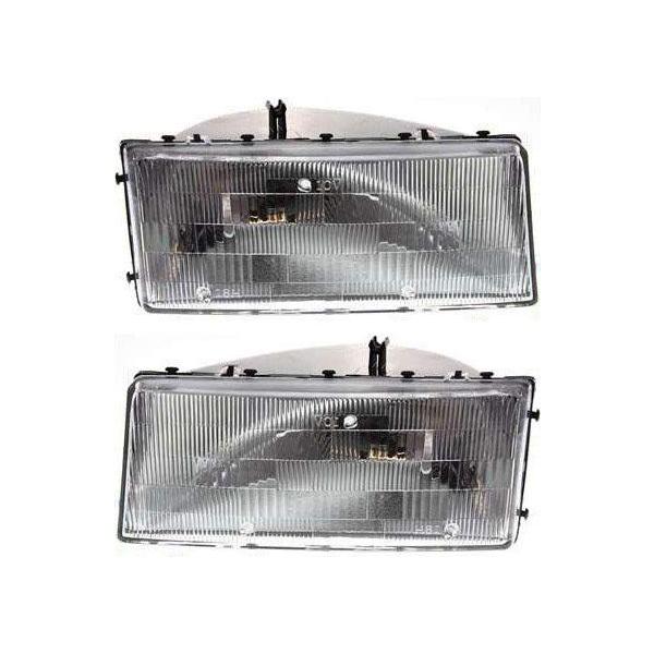 商品名:  Garage-Pro Driver and Passenger Side Headlight for Chrysler LeBaron 1990-1994 Halogen With bulb(s) Sedan Replaces#...