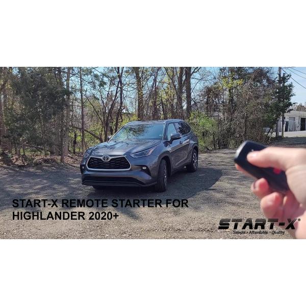 商品名:  Start-X Remote Starter for Toyota Highlander 2020-2021 || Plug N Play || Lock 3 Times to Remote Start || Push-to-S...