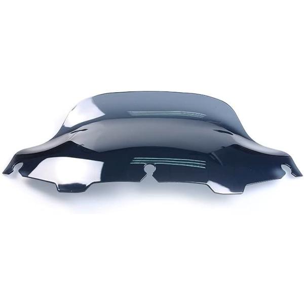 商品名:  8" Wave Motorcycle Windshield Windscreen Compatible for Harley Davidson Touring Street Glide Electra Glide FLHT FL...