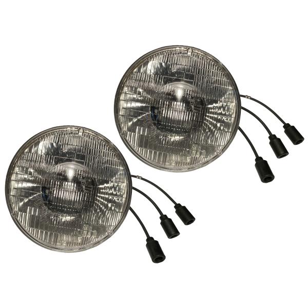 商品名:  Ashwani HEADLIGHT Compatible with HUMVEE 7 inch P/N 8741491 NSN 6240-01-420-8320 US MADE OEM (24 Volt - 2 Pack)ブラン...