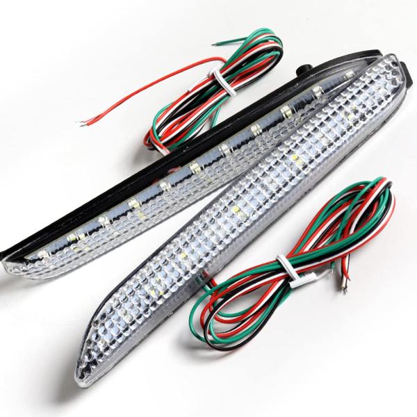 商品名:  Q1-TECH, Red Lens LED Rear Bumper Reflector Lights Compatible with Toyota Avalon / Toyota Matrix / Toyota Sienna B...