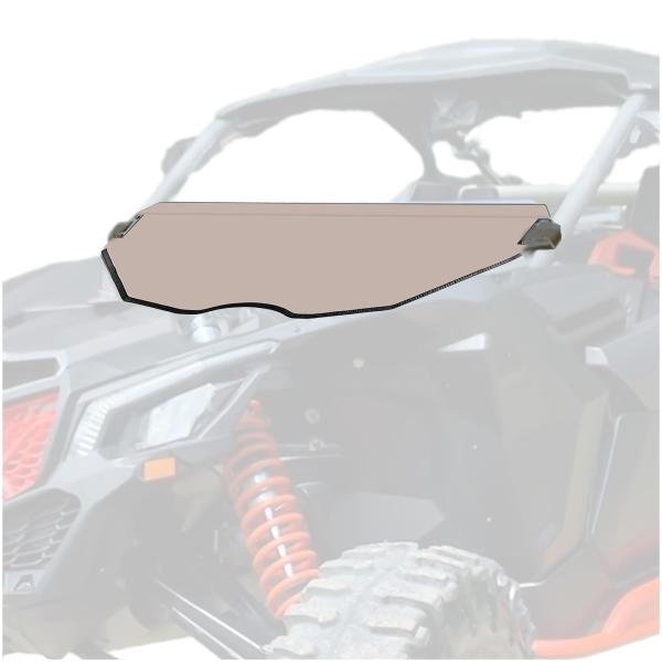 商品名: ECOTRIC ダークティント ハーフフロントガラス 2017-2021 Can Am Maverick X3/ X3 Max R/ X MR/ X DS/ X RS Turbo R Max 傷防止 ECOTRIC Dark Ti...