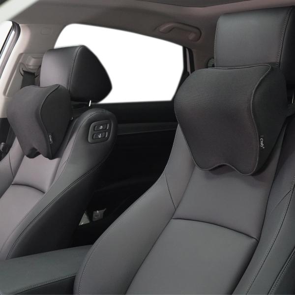 商品名: Crofy 2 Pack Car Neck Pillow, Softness Car Headrest Pillow for Driving with Adjustable Strap, 100% Memory Foam and ...