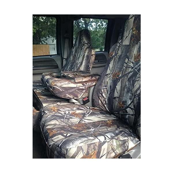 商品名: Durafit シートカバー 2002-2010 フォード F250-F550 40/20/40 フロントスプリットベンチ 成形ヘッドレストとオープンセンターコンソール ハイバックシートカバー Endura Fabric XD3 ...