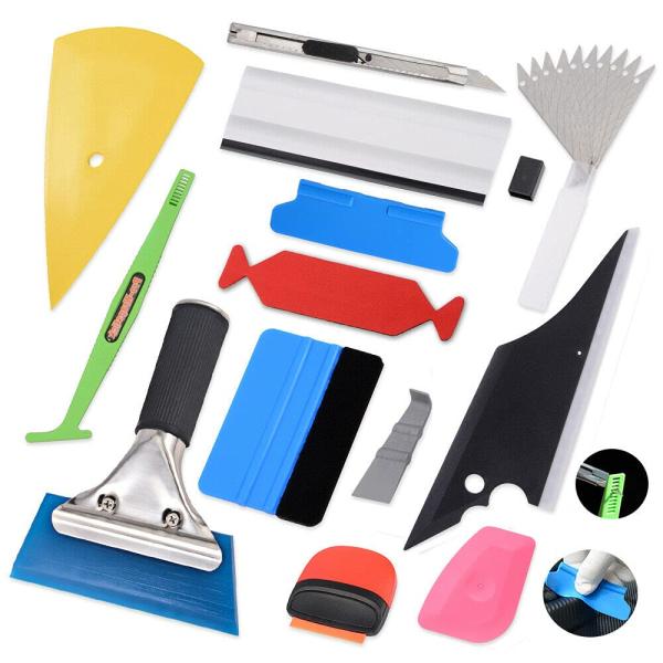 商品名:  PRO Window Auto Car Vinyl Wrap Tinting Tools Kit Application Tint Film Tuck USAブランド: Generic商品番号: 色: Yellow,blue,w...