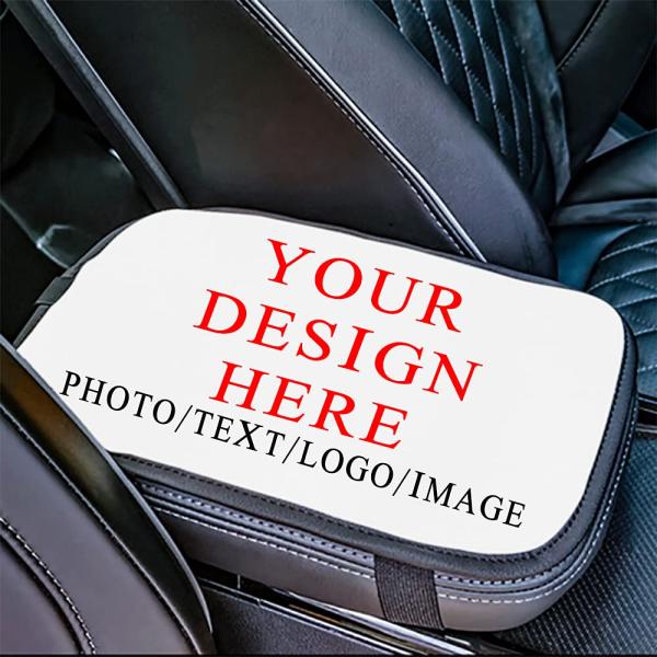 商品名: カスタムオートセンターコンソールパッド車アームレストクッション車装飾アクセサリー、シートボックスカバープロテクターにあなた自身のパーソナライズされたテキストネームメッセージ画像を追加し、ほとんどの車両セダン、トラック、SUVにユニ...