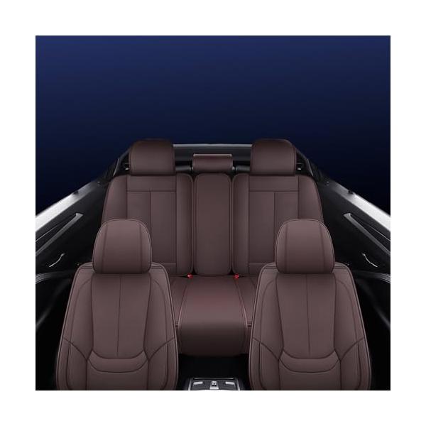 商品名:  TOMIC Nephele 5 Car Seat Covers Full Set Waterproof Leather Universal Nissan Honda Civic CRV Hrv Kia Sorento Toyot...