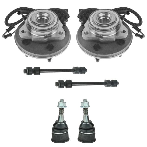 商品名:  TRQ Front Wheel Bearing &amp; Hub Assemblies Sway Links &amp; Ball Joints Kit for Fordブランド: TRQ高さ: 50.8cm横幅: 25.4c...