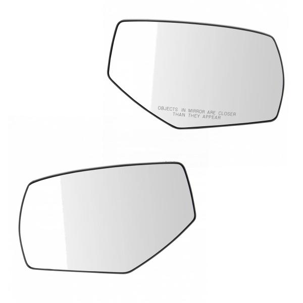 商品名: TRQ エクステリア サイドビュー ミラー ガラス ペア ヒート スポッター ガラス シボレー シルバラード 1500 GMC シエラ 1500用 TRQ Exterior Side View Mirror Glass Pair ...