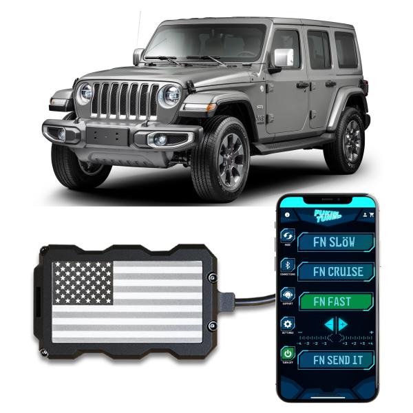 商品名: FT for Jeep Wrangler JL (2018年以降) (第4世代) ベースモデル ウィリス アンリミテッド スポーツ サハラ ルビコン (2.0L 3.0L 3.6L 6.4L) | スロットル レスポンスコントロー...