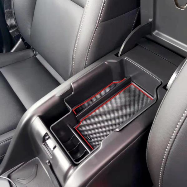 商品名: JDMCAR Compatible with Center Console Tray Chevy Colorado/GMC Canyon Accessories 2015-2020 2021 2022 - Red Trim JDM...