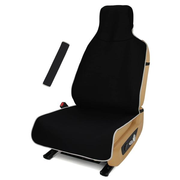 商品名: COVERNAT 防水 汚れ防止 カーシートカバー 自動車 バン トラック SUV用 丈夫 ネオプレン ノンスリップ シート プロテクター クイックインストールデザイン ポストジム ヨガ ワークアウトに最適 - ブラック COVE...