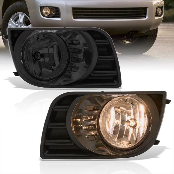 商品名:  AJP Distributors Front Bumper Smoke Fog Lights Driving Lamps Assembly Set + Wiring Harness Switch Bezel Bulb Compa...