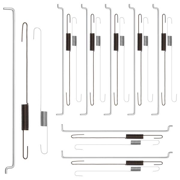 商品名: スロットルリターンスプリングリンケージキット 24個 コネクティングロッド 速度制御スプリング キャブレタースプリング分類 ガバナースプリング 168F / GX160/ GX200/ 170F / GX210 ガソリンエンジンに...