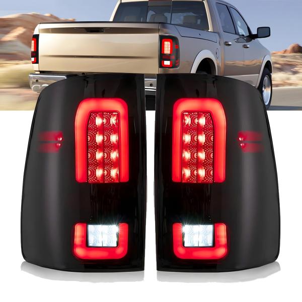 商品名: labwork 1ペア LEDテールライト 交換用 2009-2018 RAM 1500 2010-2018 Ram 2500/3500 リアテールライト ブレーキランプ アセンブリ ドライバーと助手席側 LH+RH labwor...