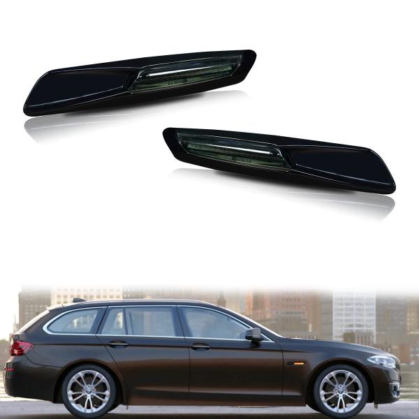 商品名:  ADIIL F10 Style Smoked Lens Front Fender Full Amber LED Side Marker Light Turn Signal Lamp Assembly For BMW 1 3 5 ...