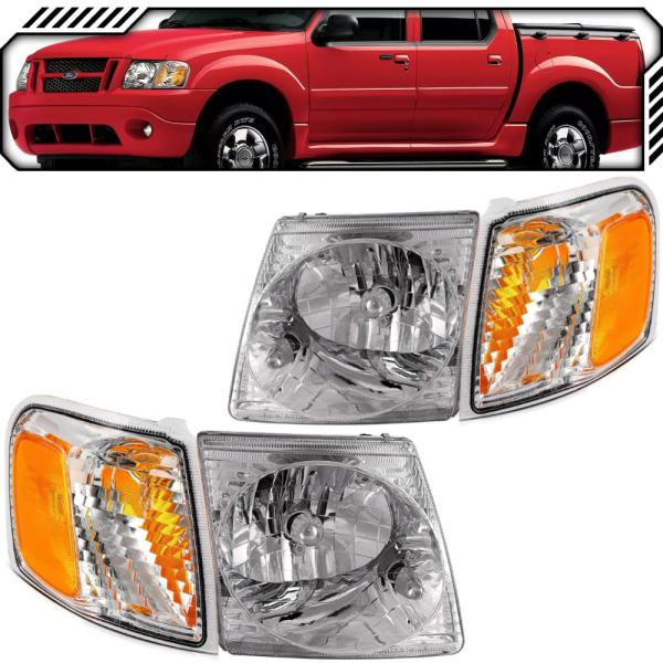 商品名:  EPIC LIGHTING OE Replacement Headlights Park Signal Lights Assembly Compatible with Ford 01-05 Explorer Sport Trac...