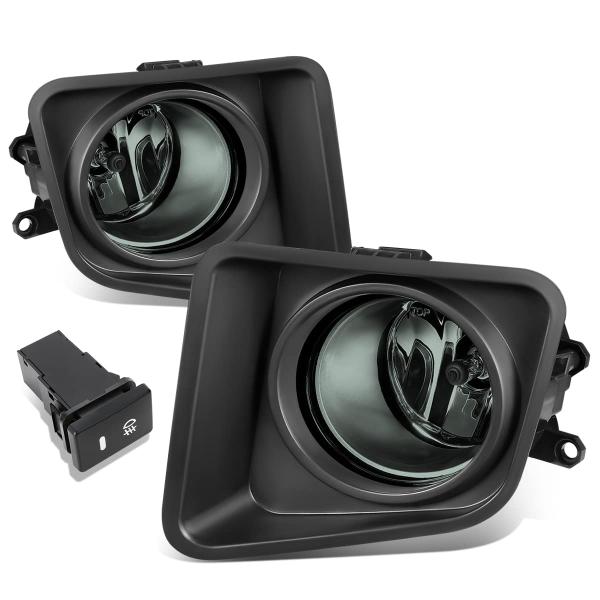 商品名:  Auto Dynasty [Halogen Model Front Bumper Driving Fog Light Lamps with Switch and Bezels Compatible with Toyota Tun...