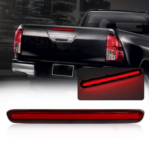 商品名: VGETTING サードブレーキライト トヨタ ハイラックス レボ 2015 2016 2017 2018 ハイマウントブレーキライト レッドレンズ リアバンパーリフレクター Hilux テールゲートストップランプ用 (レッドレン...