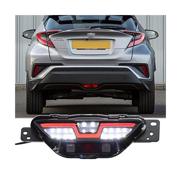 商品名: Dreamseek - Luz de freno antiniebla trasera LED para TOYOTA C-HR CHR 2016 2017 2018 2019 2020 2021 reflector de par...