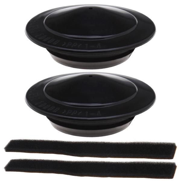 商品名: Micro Traders フロントサスペンションストラットマウントカバー 2個 2個 54330ED000 防水 防塵 車用衝撃吸収キャップ Leaf ZE0 Sentra B16 Juke F15 Cube Z12に対応 Mi...