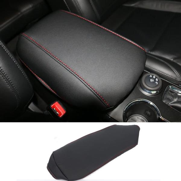 商品名:  BOLTRY Center Console Armrest Box Cover Panel Trim Waterproof Anti-Scratch Leather Protector Decoration Cover Inte...